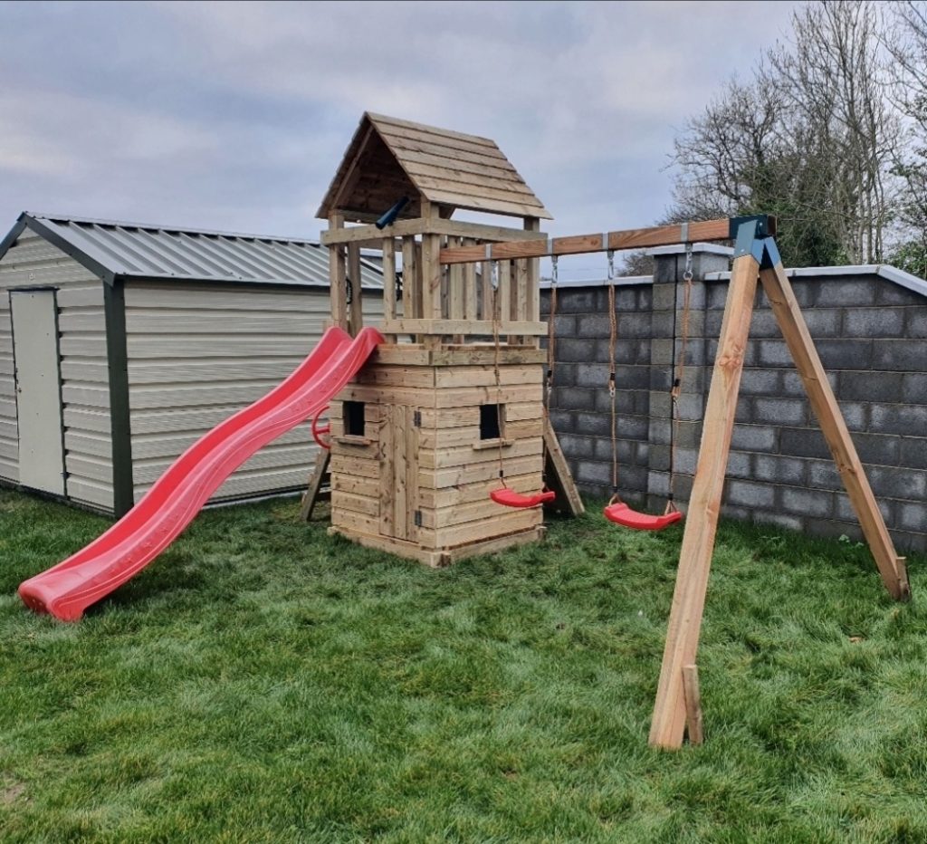 Alpha Playhouse - Alpha Wooden Playhouse Ireland