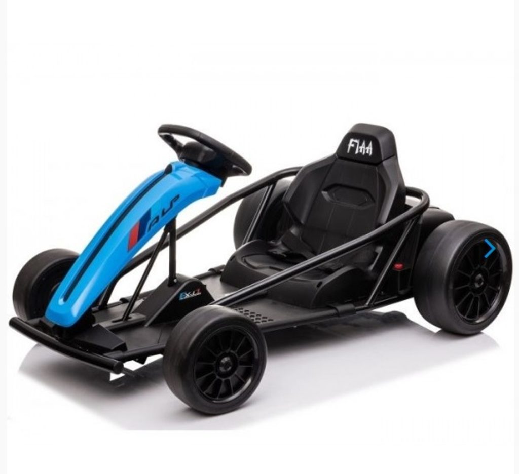 Drift 24V Electric Ride On Go Kart (Blue) - Garden Play Ireland